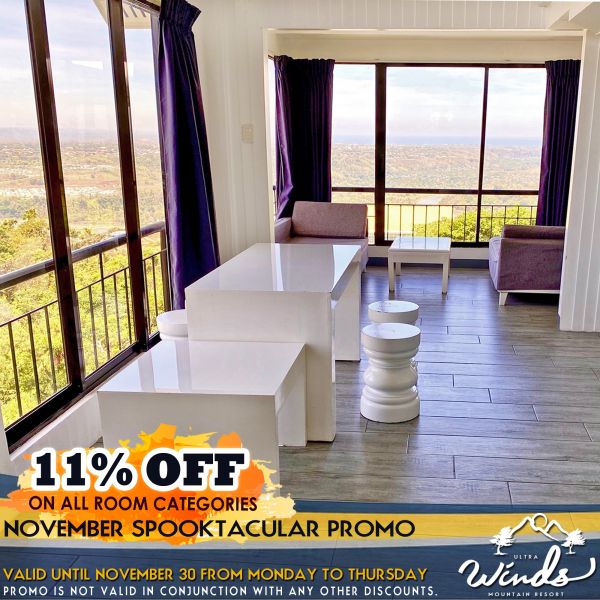 SPOOKTACULAR 11% OFF on all Room - Blog - Ultrawinds Mountain Resort